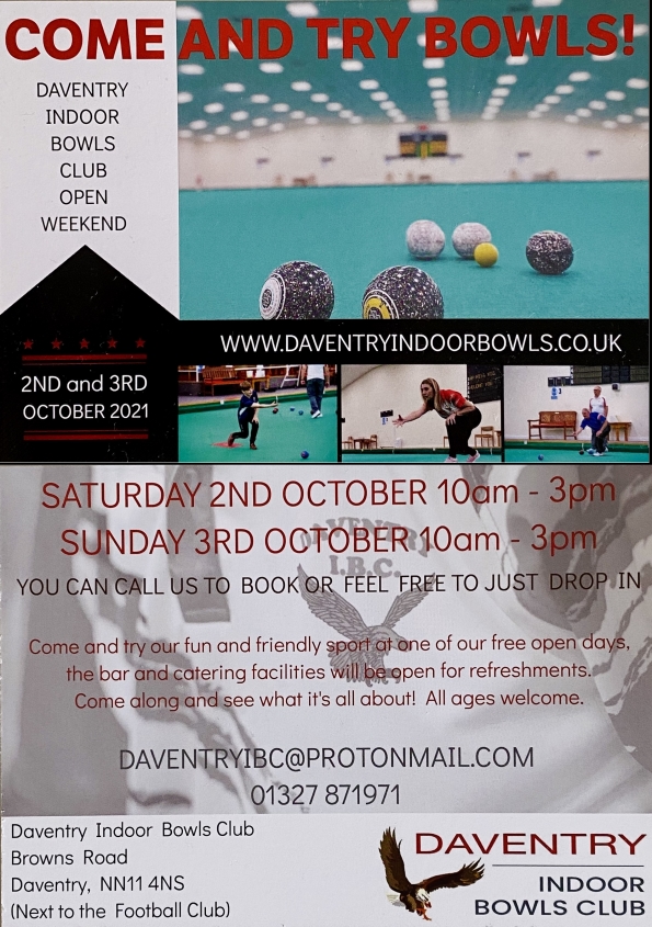 Social Events | Daventry Indoor Bowling Club